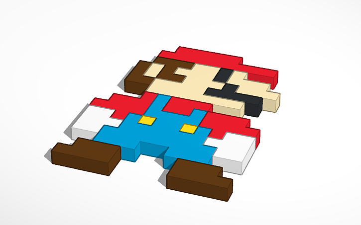 3D design Mario | Tinkercad