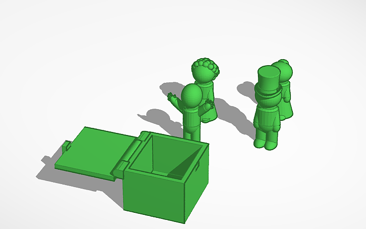 3D design game pieces - Tinkercad