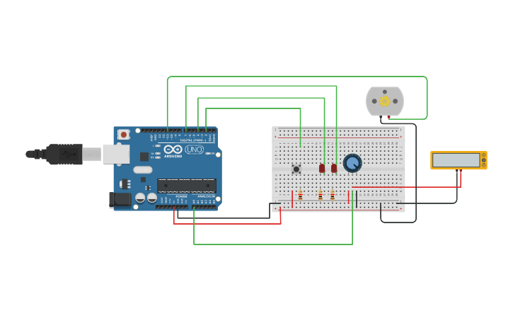 Circuit Design Moter Tinkercad