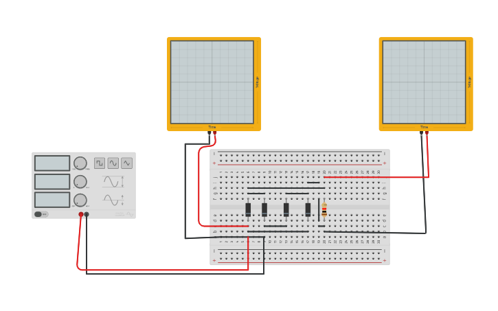 Circuit Design Full Wave Rectifier Tinkercad