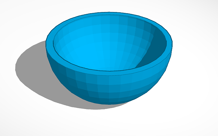 3D design Bowl | Tinkercad