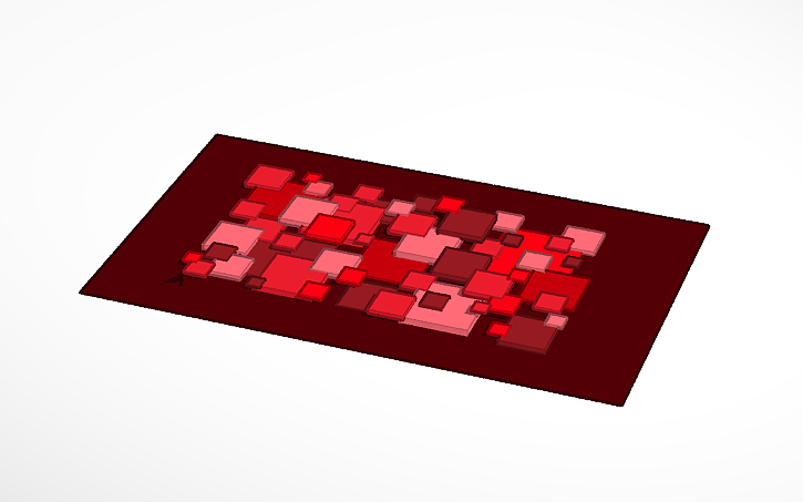 3D design Scarlet Squares | Tinkercad