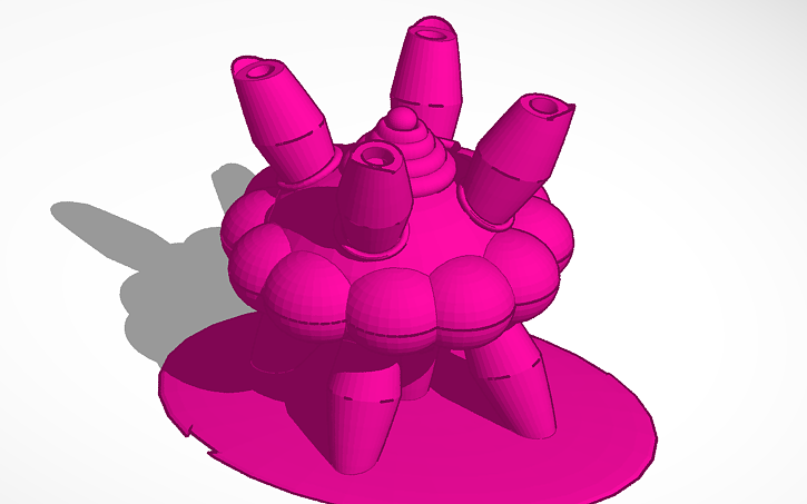 3D design pen holder - Tinkercad