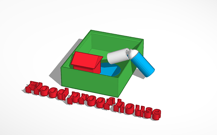 3d Design Flood Proof House Tinkercad
