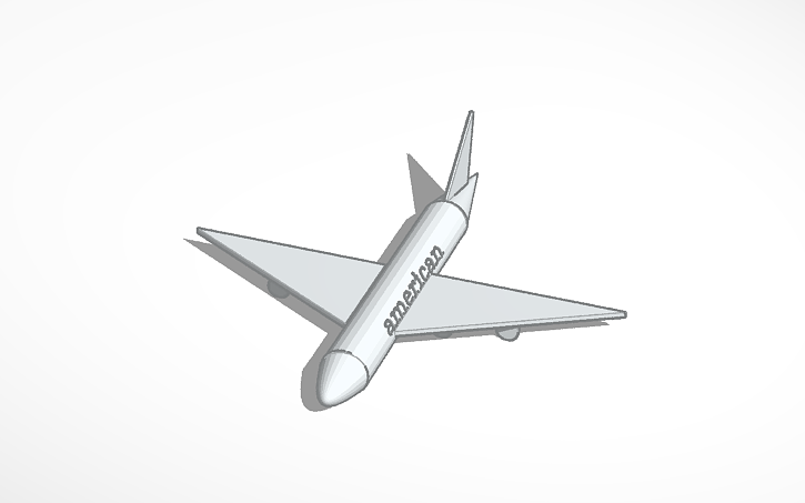 3D design plane - Tinkercad