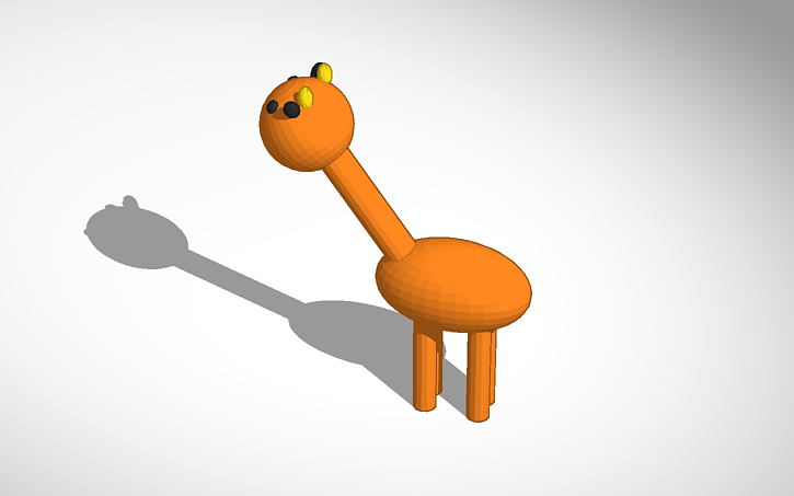 3D design Giraffe | Tinkercad