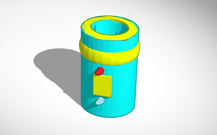 3D design Multifunctional Water Bottle - Tinkercad