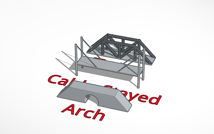 3D design Bridge | Tinkercad
