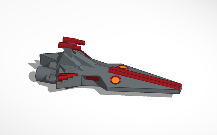 3D design Venator Class Star Destroyer | Tinkercad
