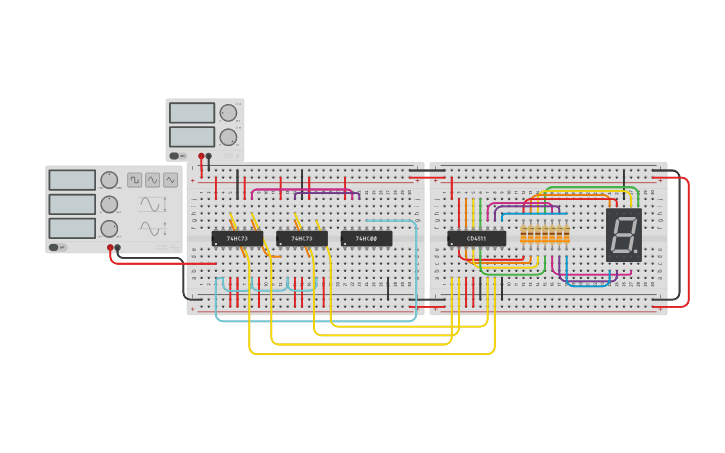 Circuit design LAB7(2) : 6352500773 | Tinkercad