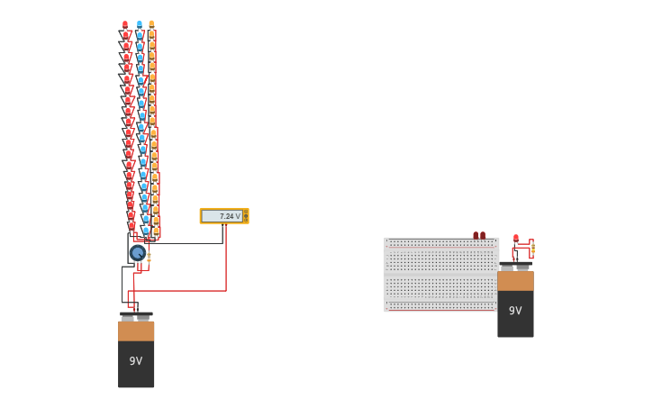 Circuit Design Parallel Combination Tinkercad