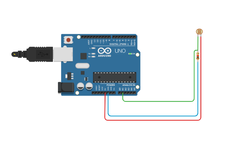 Circuit Design Arduino Potentiometer Bis Lichtsignal Aufgabe 3 Tinkercad 5742