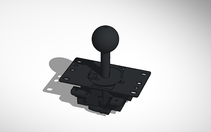 3D design Palanca Sanwa - Tinkercad