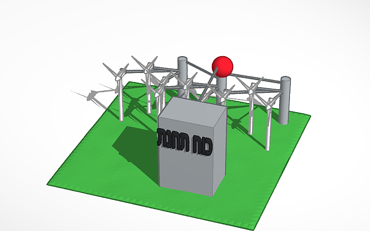 3D design green energy - Tinkercad