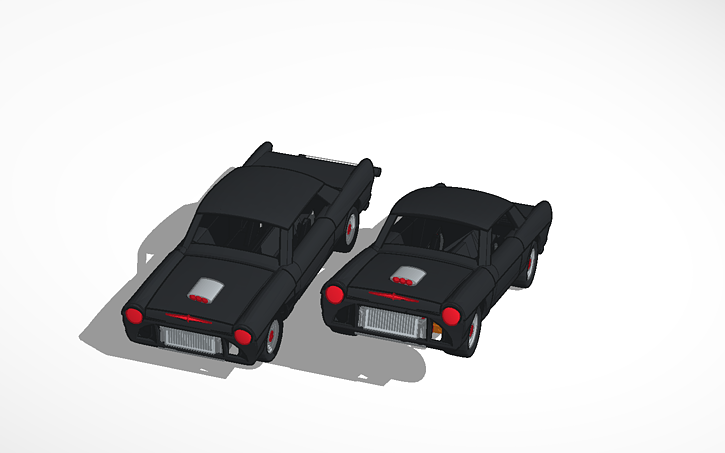 3D design dragster | Tinkercad