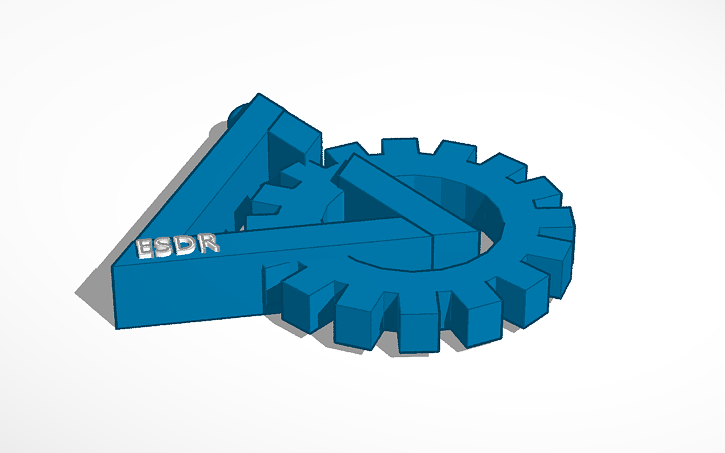 3D design Blue - Tinkercad