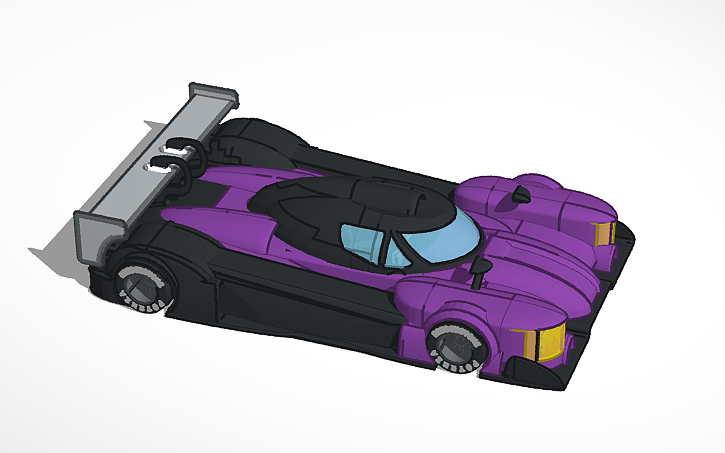 3D design f1 race car my version - Tinkercad