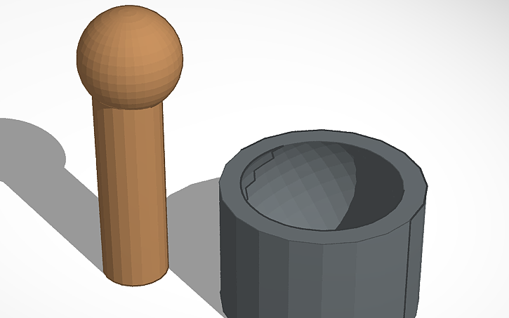 3D design Primitive Pepper Grinder | Tinkercad