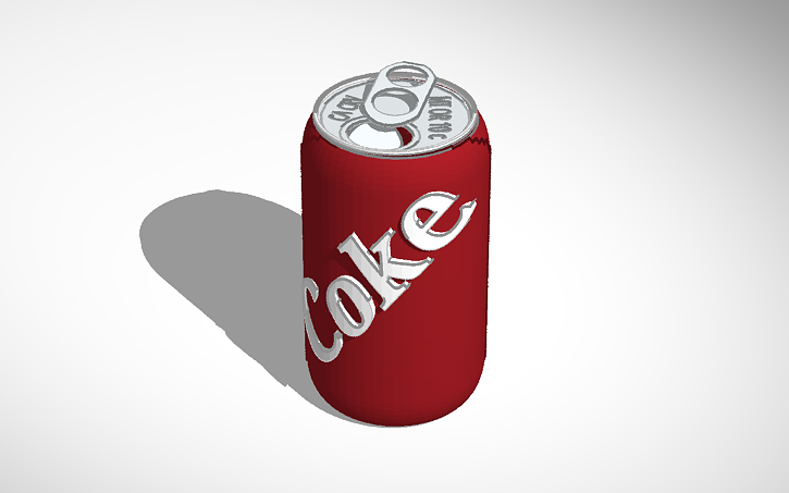 3D design Coke Can - Tinkercad