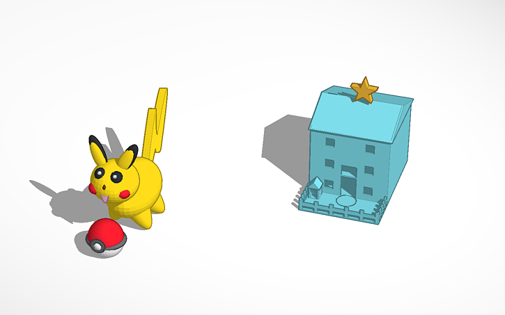 3D design pokemon - Tinkercad