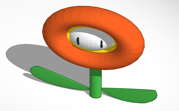 3D design fire flower | Tinkercad