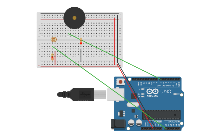 Circuit design Practica 4 - Tinkercad