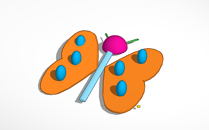 3D design Butterfly | Tinkercad