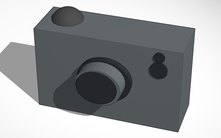 3D design Camera - Tinkercad