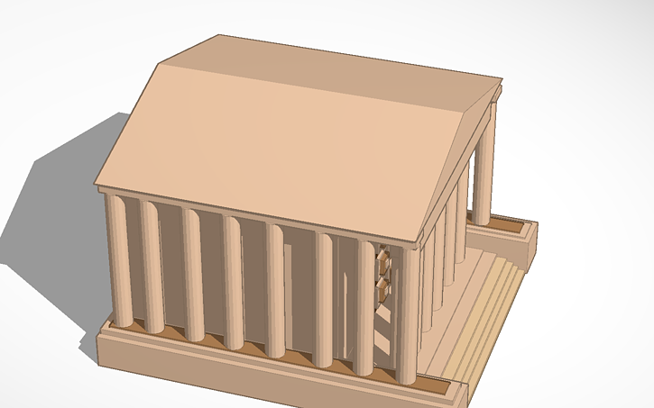 3D design Famous Building In Rome - Tinkercad