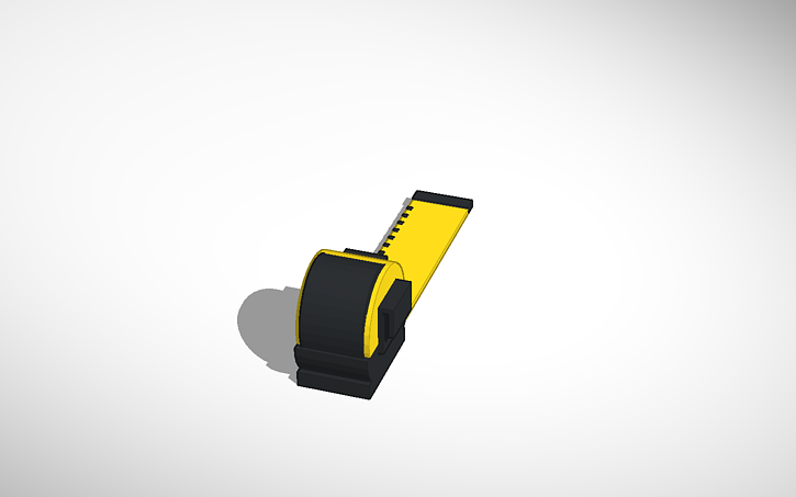 3d Design Tape Measure Tinkercad