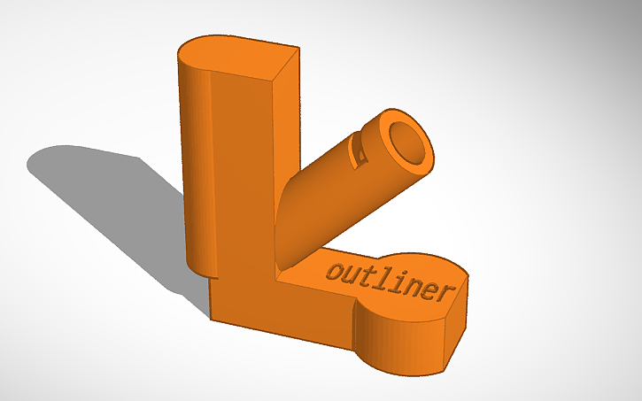 3D design outliner - Tinkercad