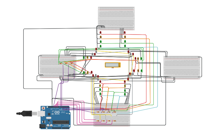 Circuit design Intersection | Tinkercad