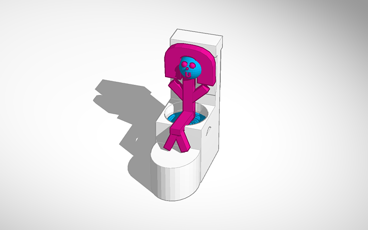 3D design Person On The Toilet | Tinkercad