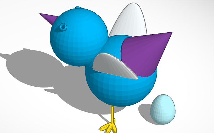 3D design bird | Tinkercad