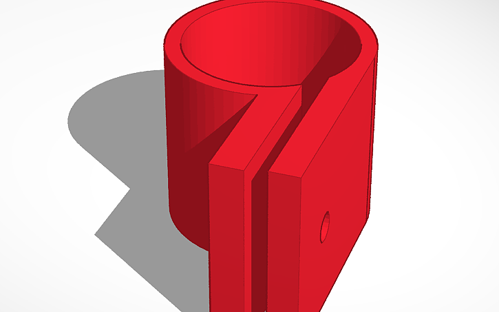 3D design P clamp - Tinkercad