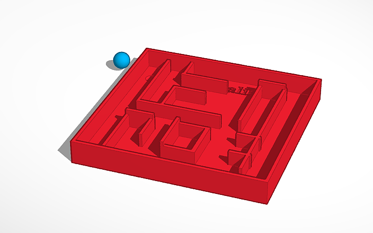 3D design Ball Maze - Tinkercad