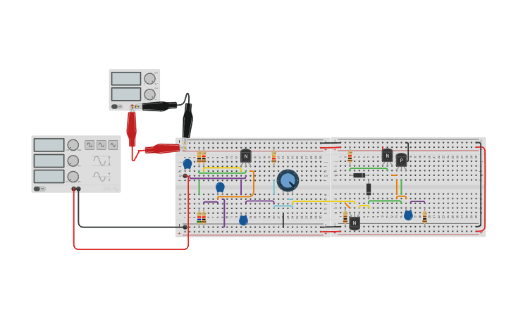 Circuit design Electronics 2 Lab Experiment 3 | Tinkercad