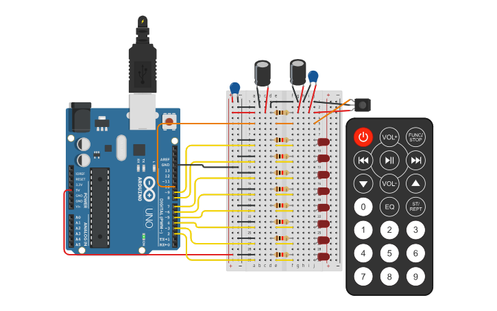 Circuit design RX | Tinkercad
