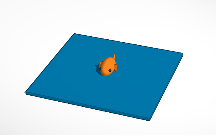 3D design Fish - Tinkercad