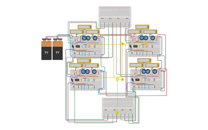 Circuit design True LM741 comparator v4.0 | Tinkercad