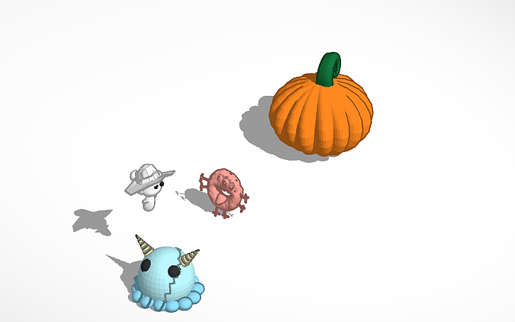 3D design Halloween Models 2020 - Tinkercad