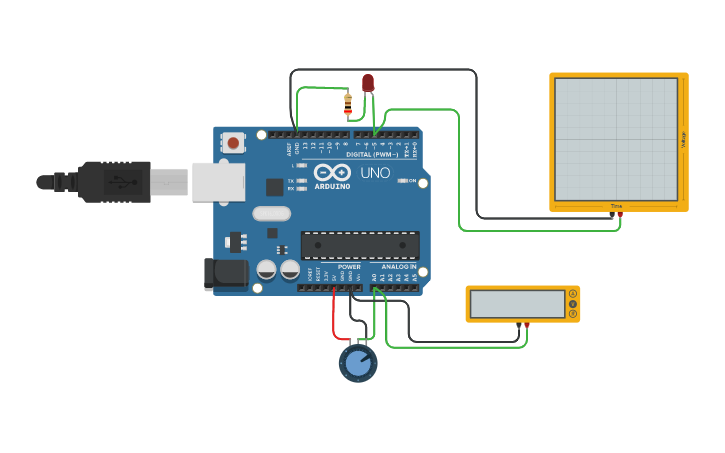 Circuit design ADC_PWM - Tinkercad