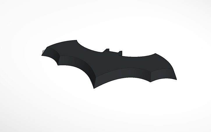 3D design Batman logo | Tinkercad