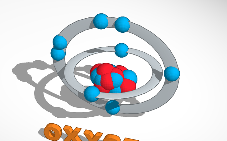 3D design Oxygen - Tinkercad