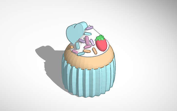 3D design Cupcake - Tinkercad