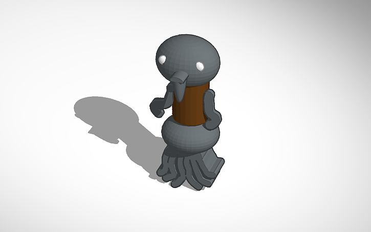 3d Design Squid Tinkercad