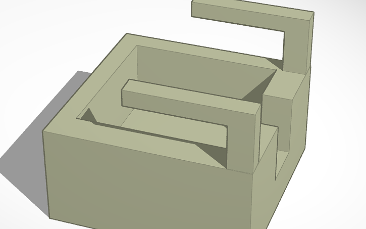 3D design holder - Tinkercad