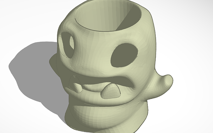 3D design Pencil holder - Tinkercad