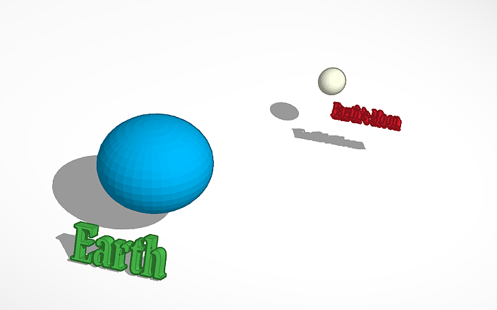 3D design Planet Project Example | Tinkercad