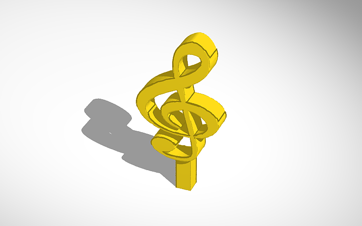 3D design Music - Tinkercad